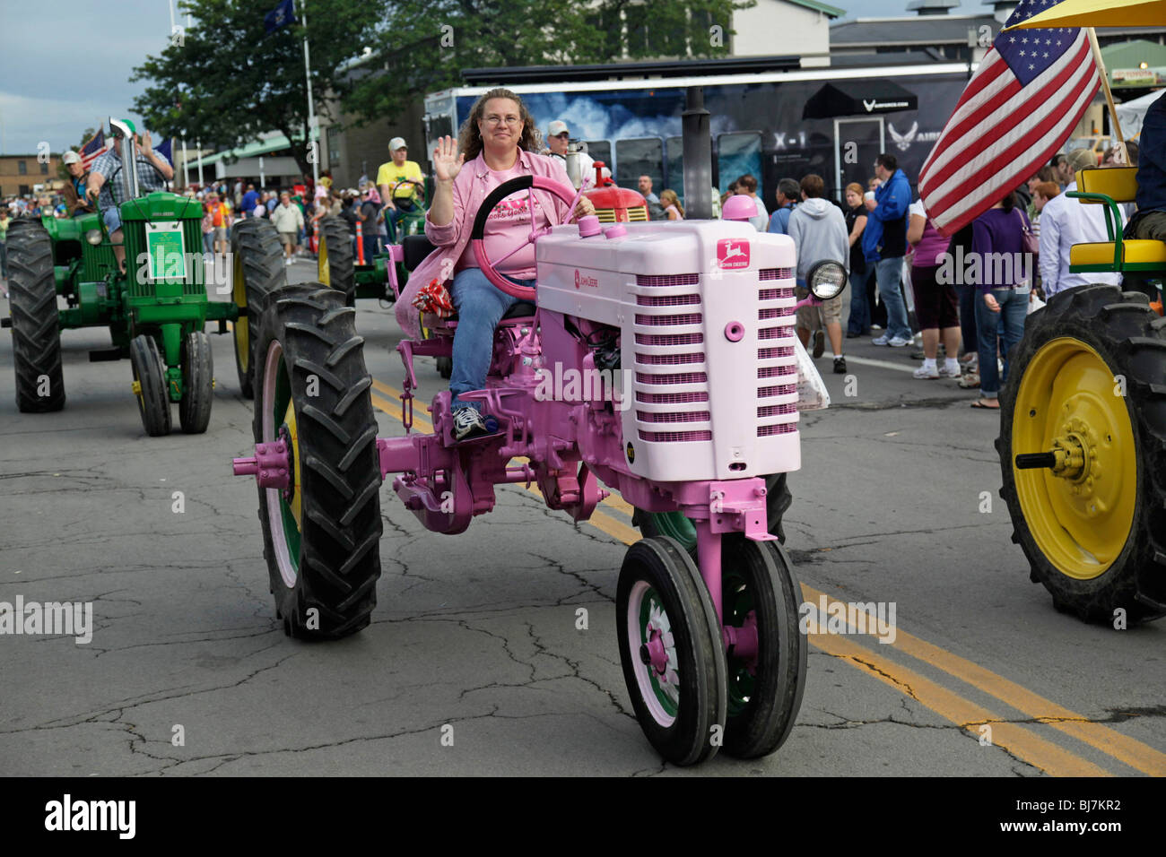 tractor parade at New York State Fair Stock Photo - Alamy