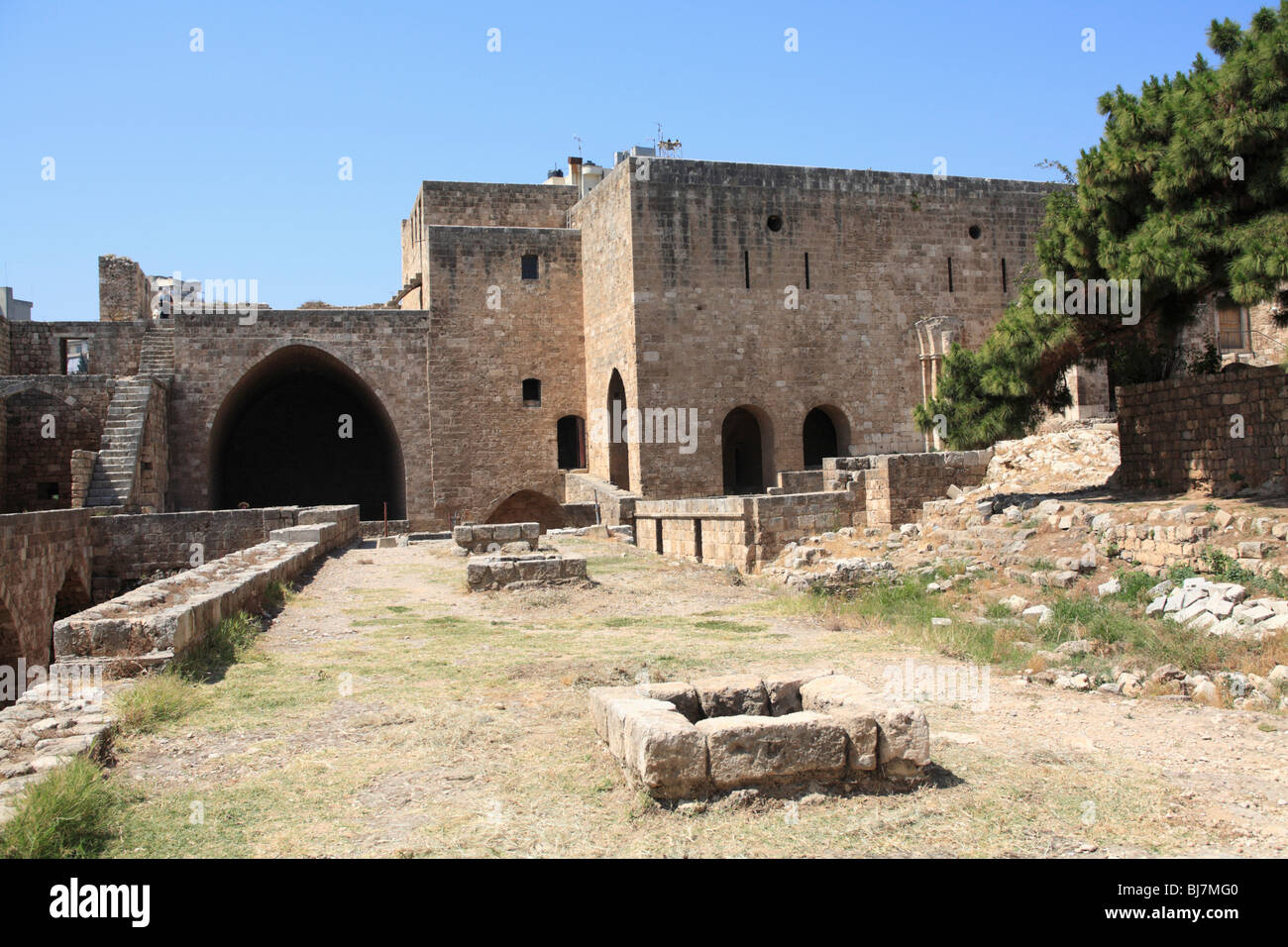 Citadel of Raymond de Saint-Gilles, Tripoli, Lebanon, Middle East Stock ...