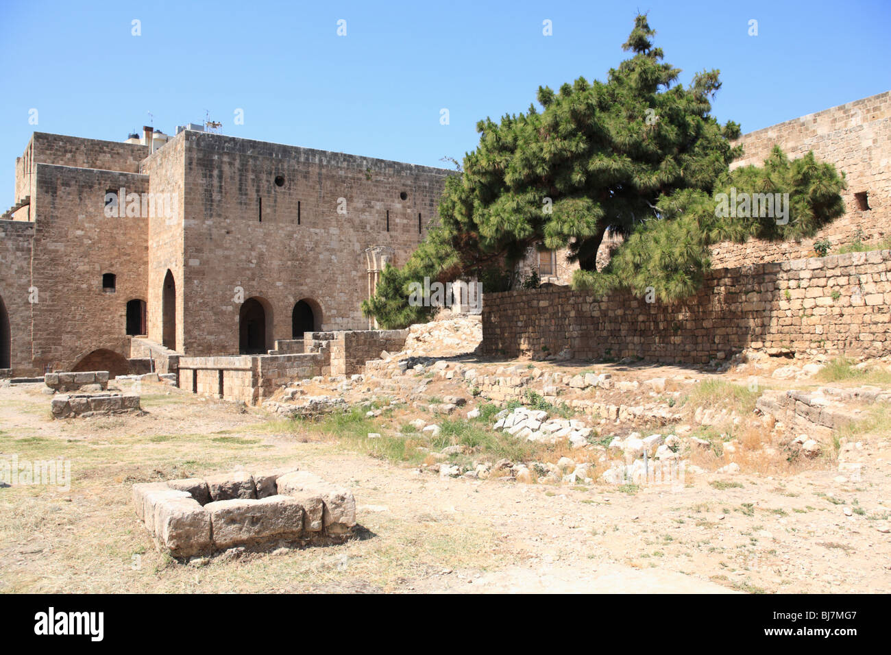 Citadel of Raymond de Saint-Gilles, Tripoli, Lebanon, Middle East Stock ...