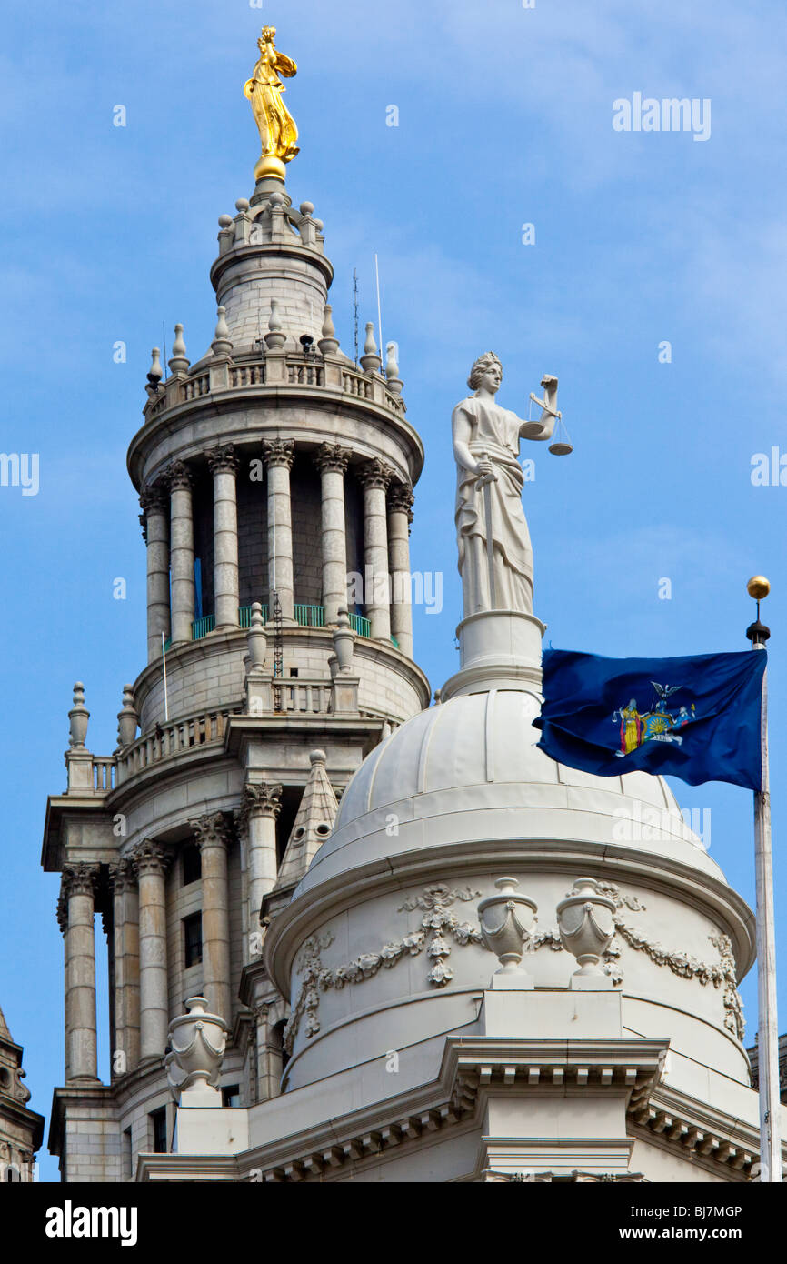 Manhattan city hall hi-res stock photography and images - Alamy