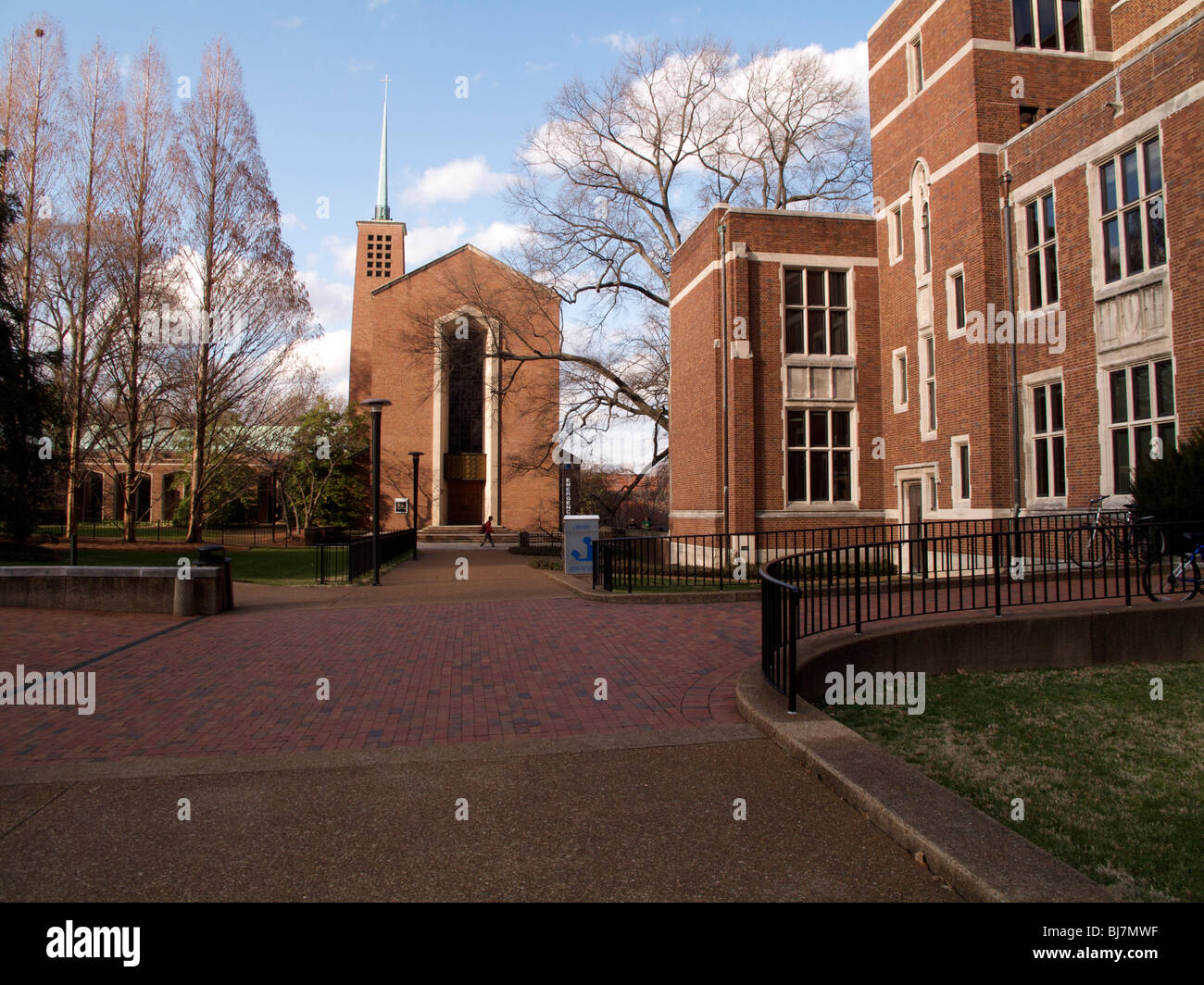 Benton Chapel (center). Vanderbilt University. Nashville, Tennessee ...