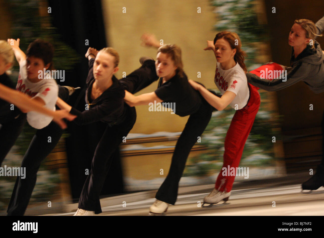 The Imperial Ice Stars perform "Swan Lake On Ice" , in Tokyo, Japan ...