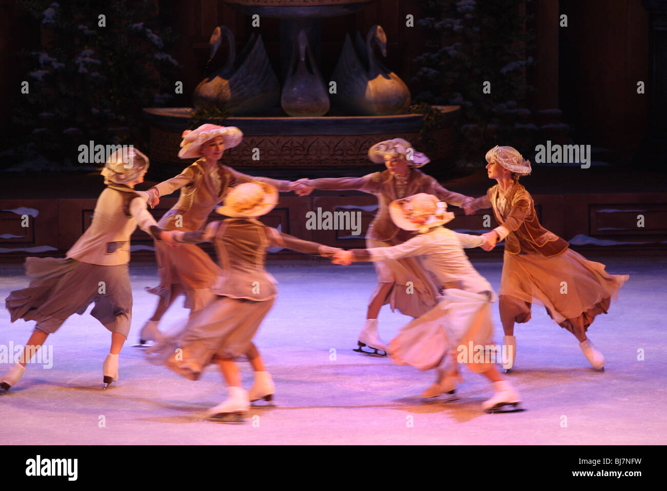 The Imperial Ice Stars perform "Swan Lake On Ice" , in Tokyo, Japan ...