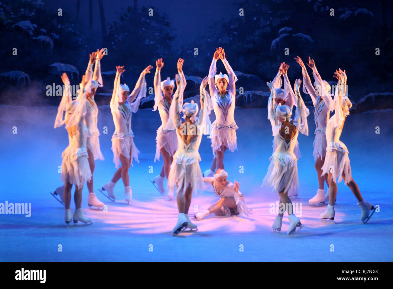 The Imperial Ice Stars perform "Swan Lake On Ice" , in Tokyo, Japan ...