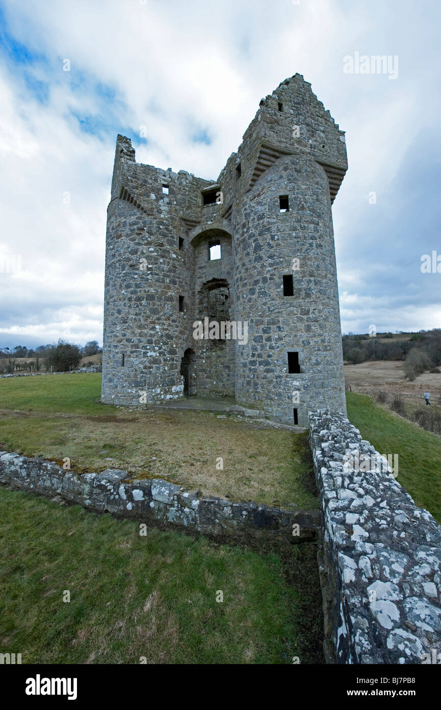 Monea Castle, County Fermanagh Stock Photo - Alamy