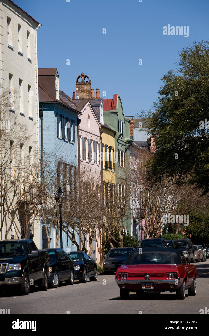 Rainbow row charleston south carolina hi-res stock photography and ...