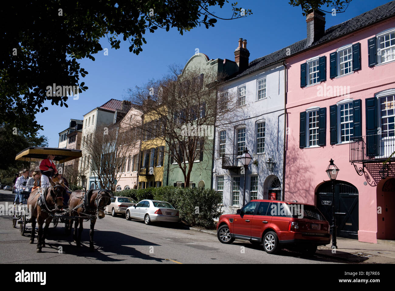 Rainbow row charleston south carolina hi-res stock photography and ...