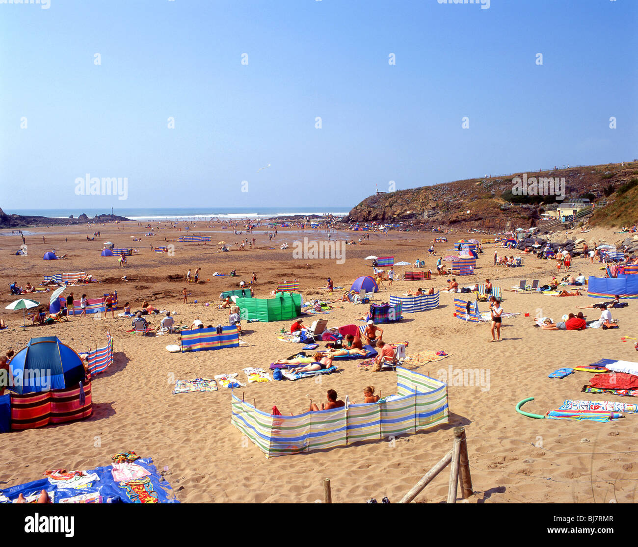 Bude town centre cornwall hi-res stock photography and images - Alamy