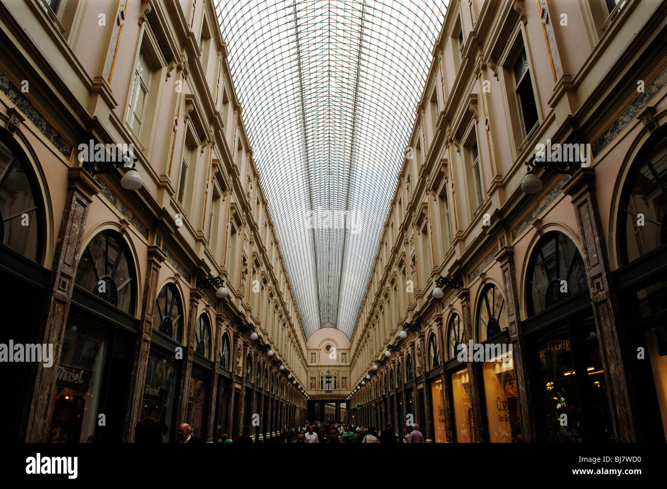 Galeries Royales St Hubert, Brussels, Belgium Stock Photo - Alamy