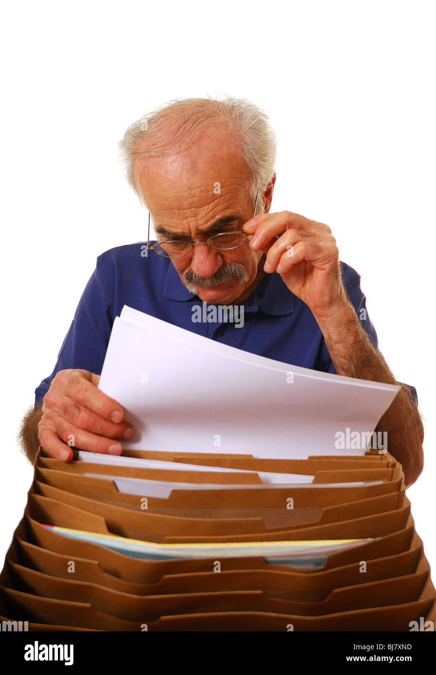 Old person paper work hi-res stock photography and images - Alamy