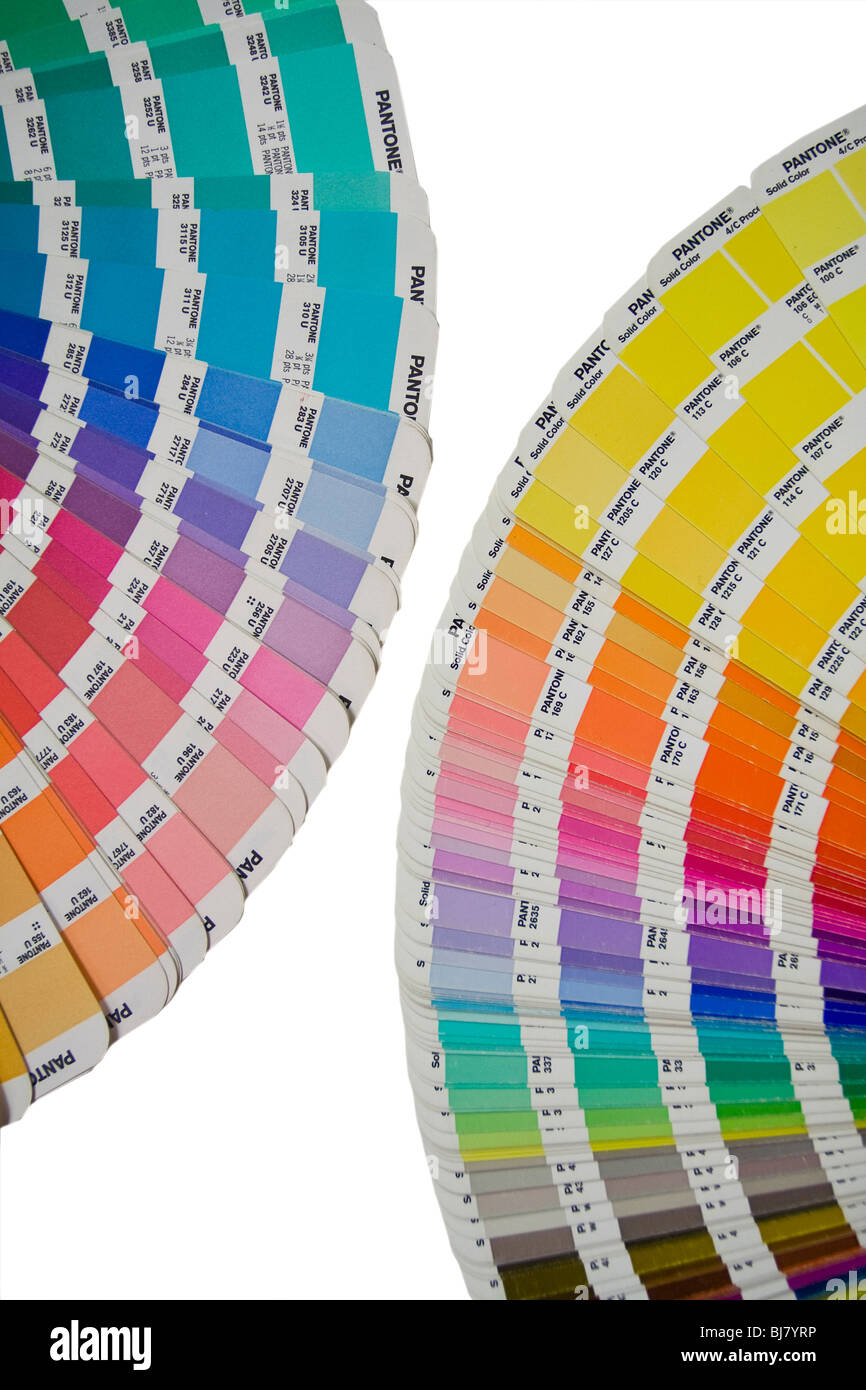 Color guide to match colors for printing Stock Photo - Alamy