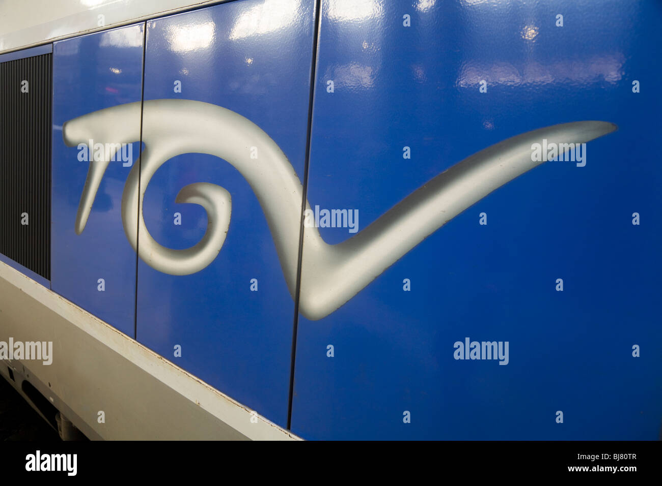 TGV – meaning 'High-Speed Train' – corporate identity / ident / logo ...