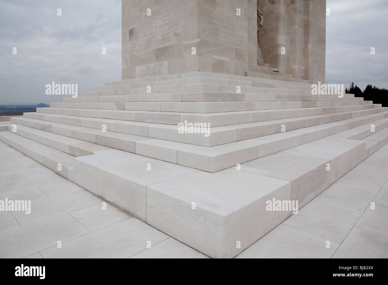 The plinth of the Canadian War Memorial at Vimy, France Stock Photo - Alamy