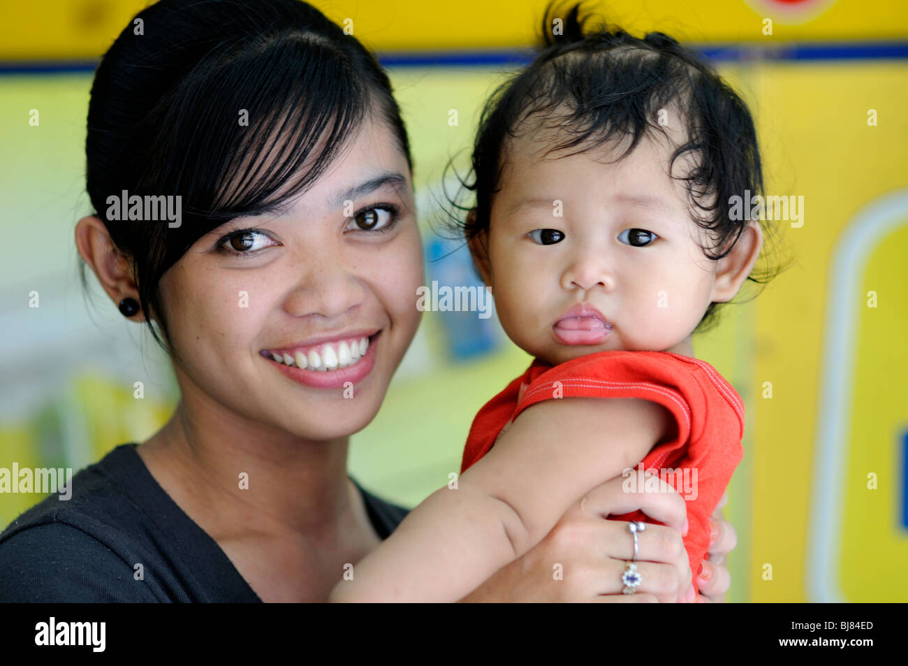 mother and child, Kota Kinabalu, Sabah, Malaysia Stock Photo - Alamy