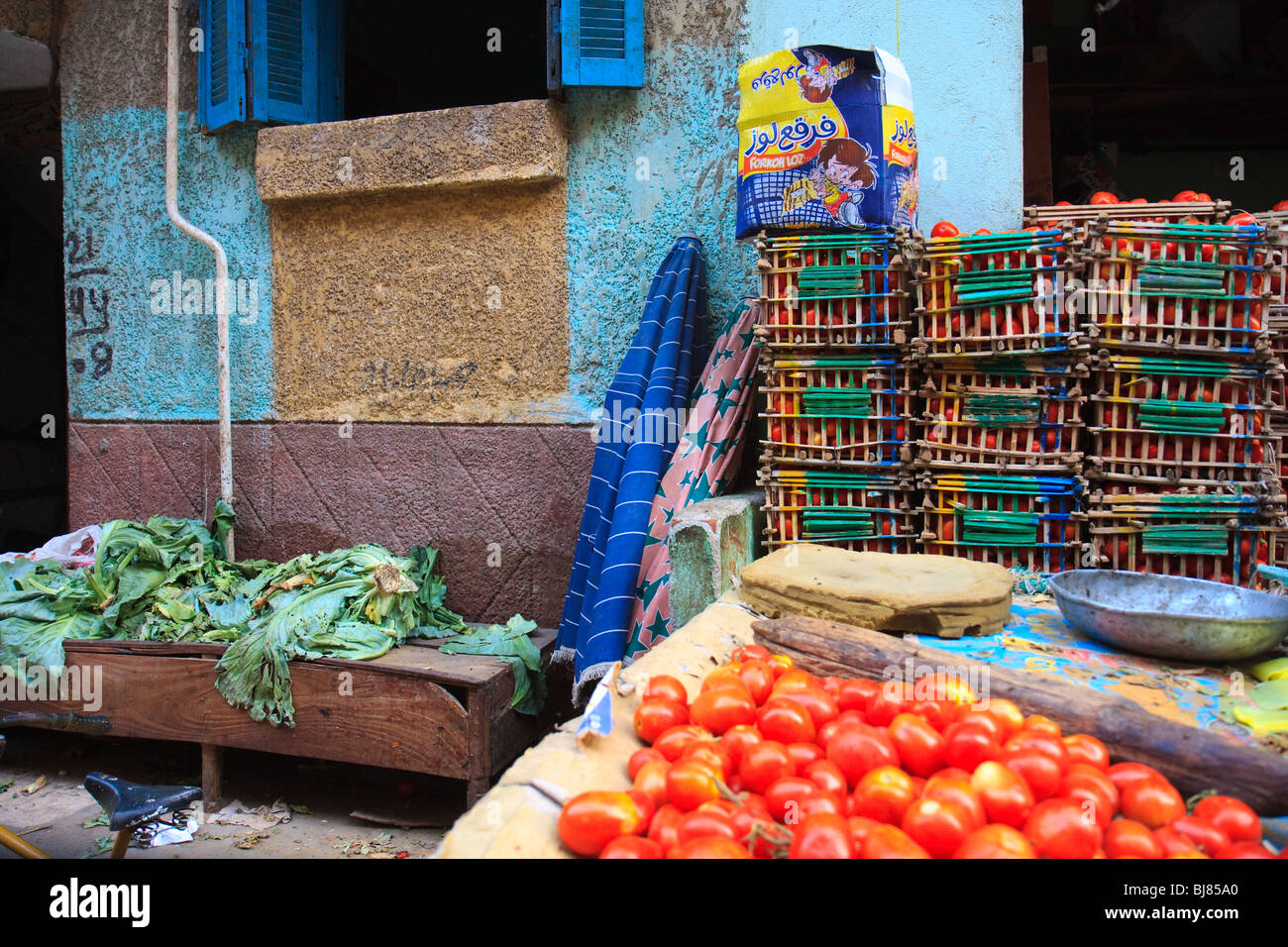 Africa Egypt Fruit Market Tomato Zagazig Stock Photo - Alamy