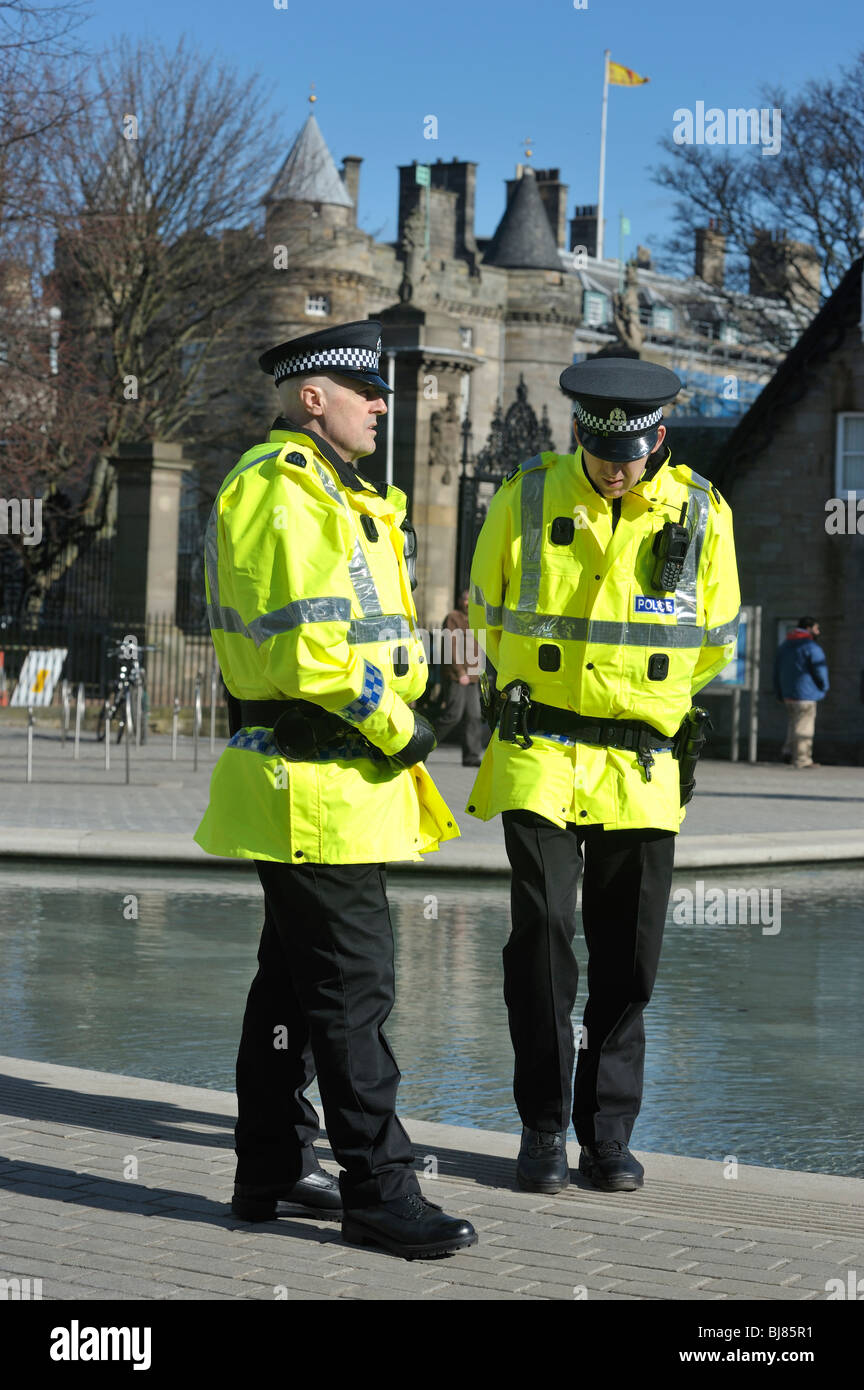 Two police constables Stock Photo - Alamy