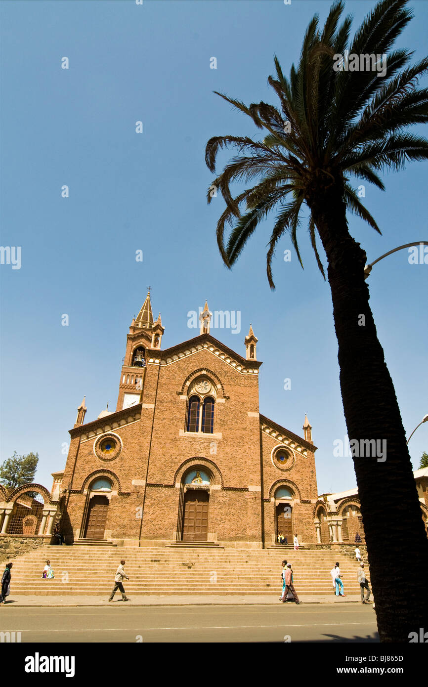 Catholic Cathedral, Asmara, Eritrea Stock Photo - Alamy