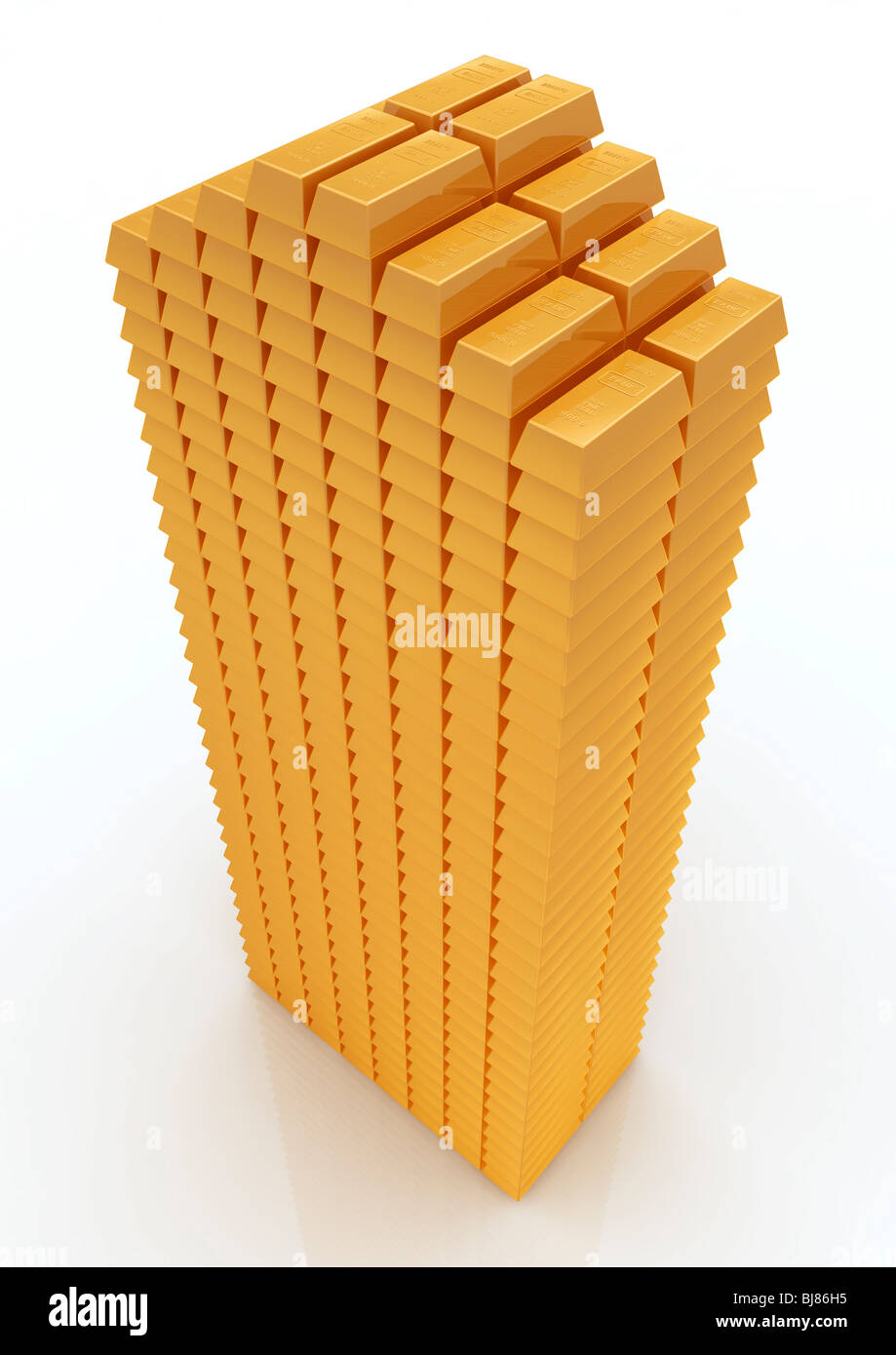 stack of gold bar Stock Photo - Alamy