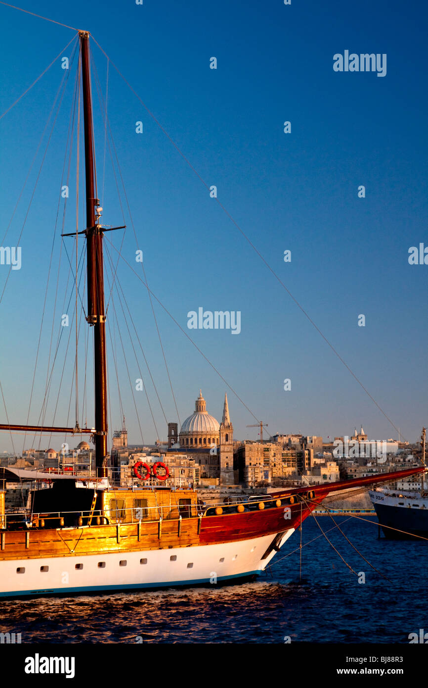 Sailing ship - Valletta, Malta Stock Photo - Alamy