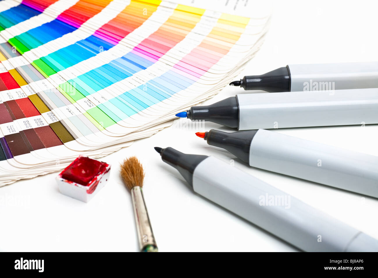 Watercolor color chart hi-res stock photography and images - Alamy