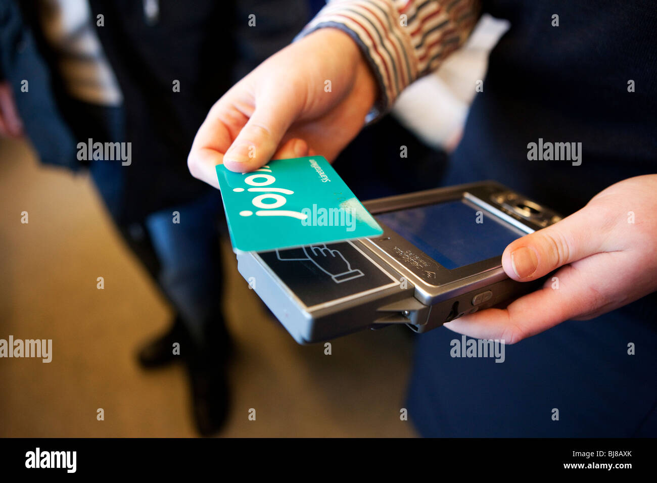 Train ticket card reader hi-res stock photography and images - Alamy