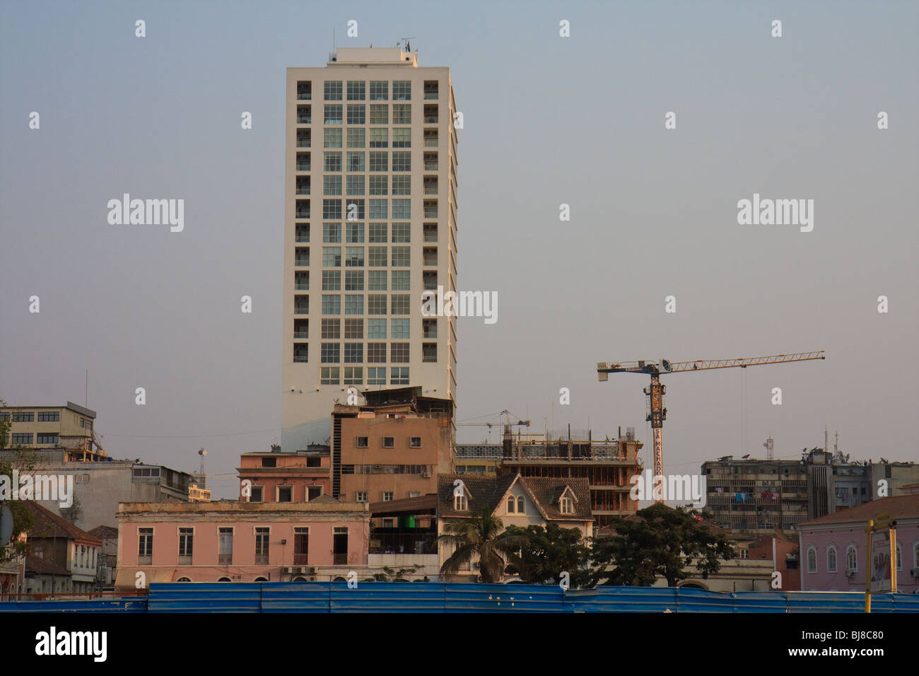 Africa Angola Luanda Office Skyscraper Street Stock Photo - Alamy