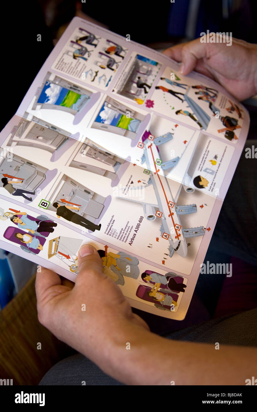 Safety instructions card hi-res stock photography and images - Alamy