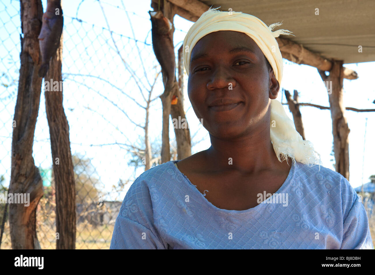 Africa Botswana Okavango Delta Seronga Young Women Stock Photo - Alamy