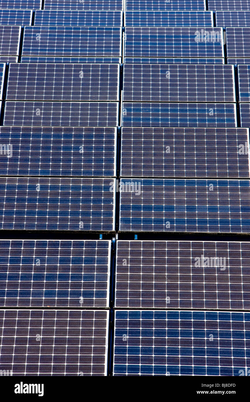Solar Power Panels Stock Photo - Alamy