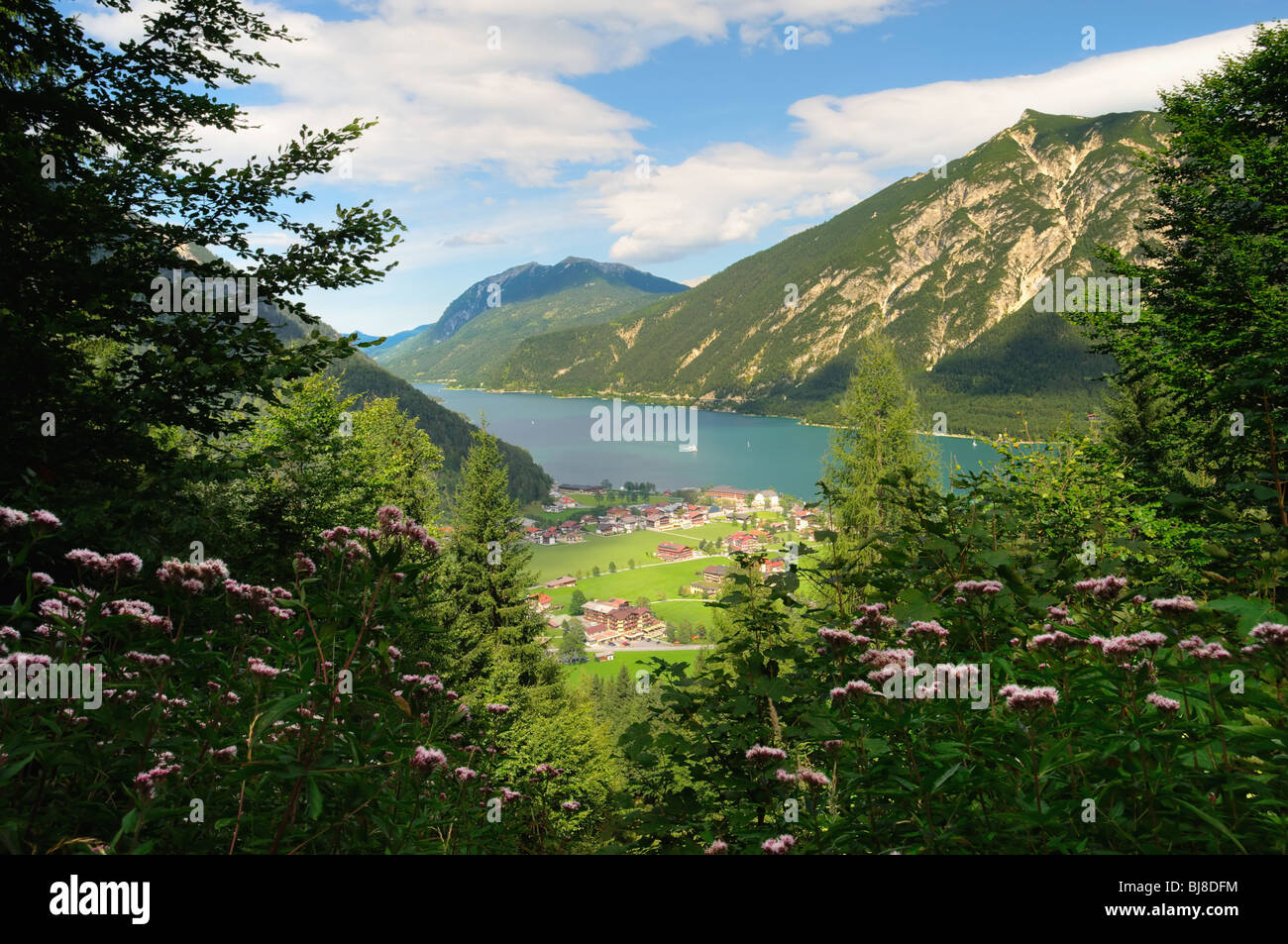 Pertisau and Lake Pertisau, Achensee, Tyrol, Austria Stock Photo - Alamy