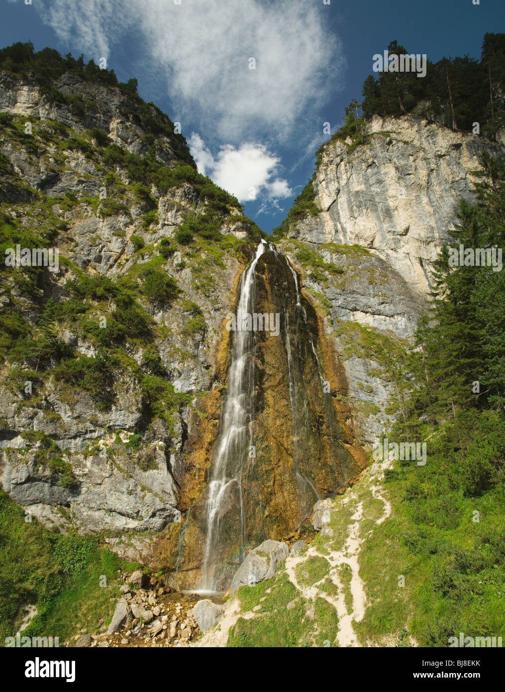 Dalfazer waterfall maurach achensee tyrol hi-res stock photography and ...