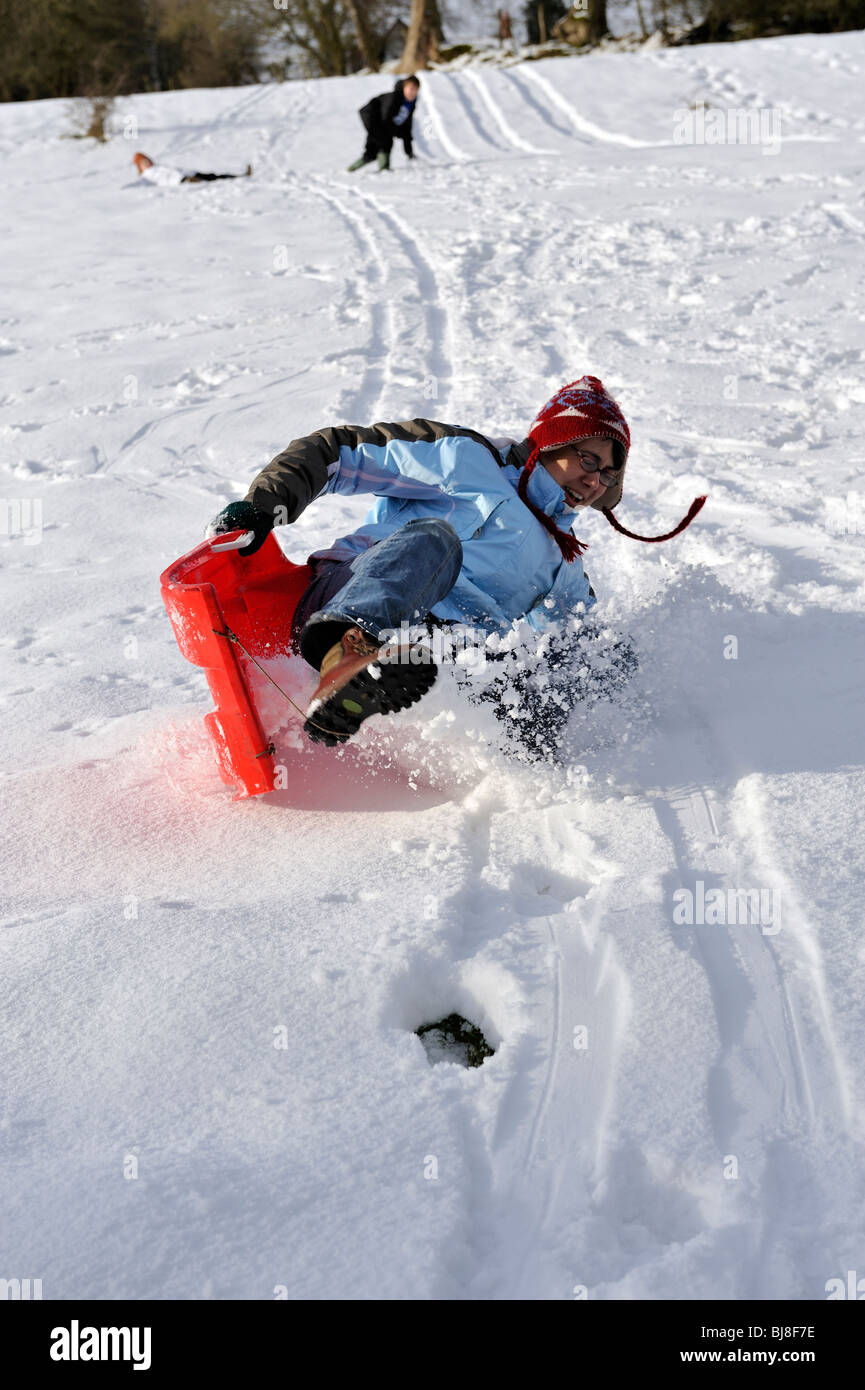Sledge accident hi-res stock photography and images - Alamy