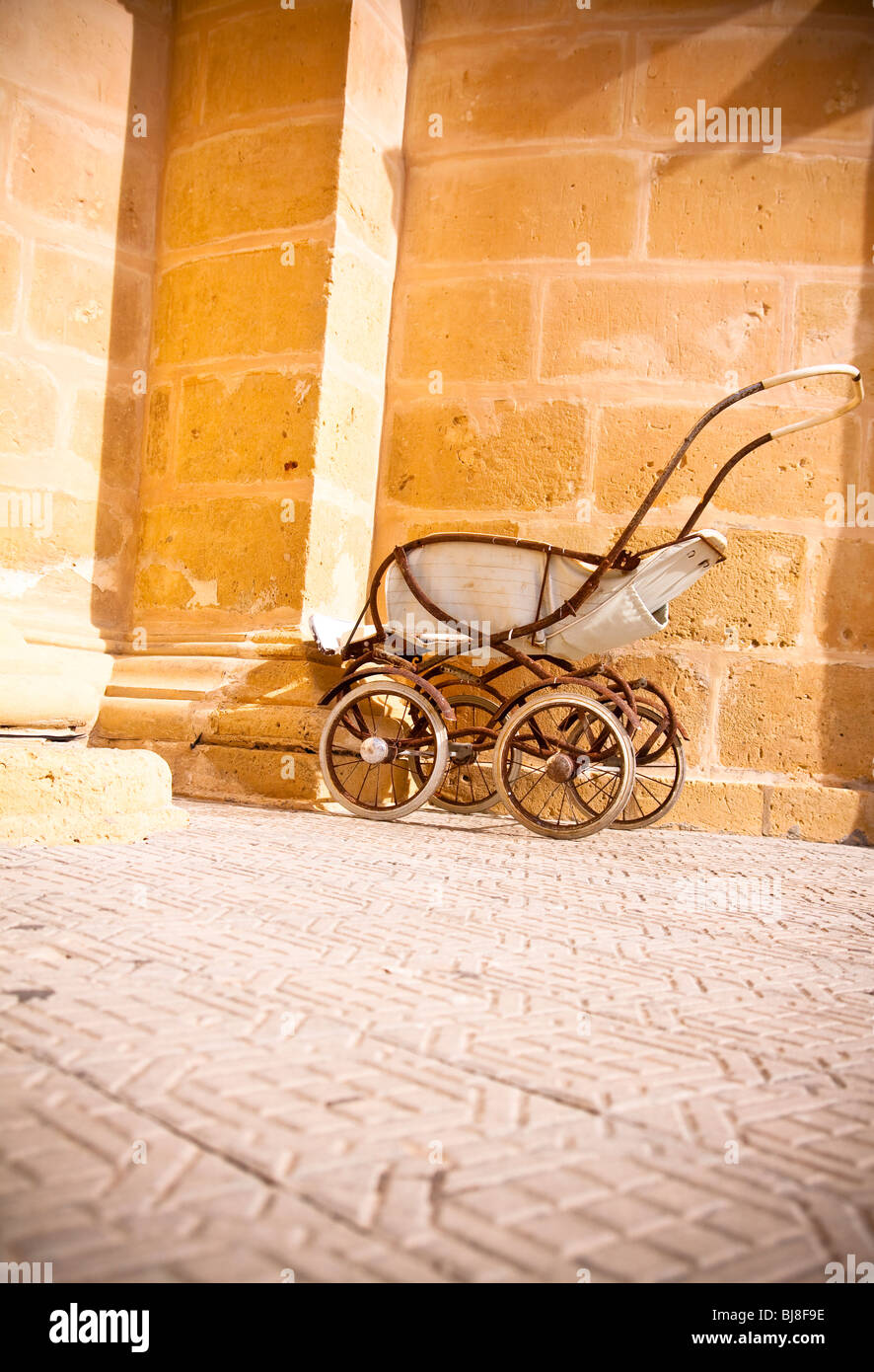 Old rusty buggy, Malta Stock Photo - Alamy