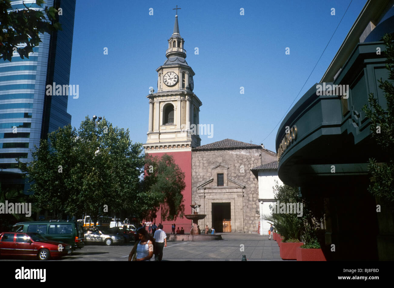 Santiago, Chile. The church San Francisco, one of the most historically ...