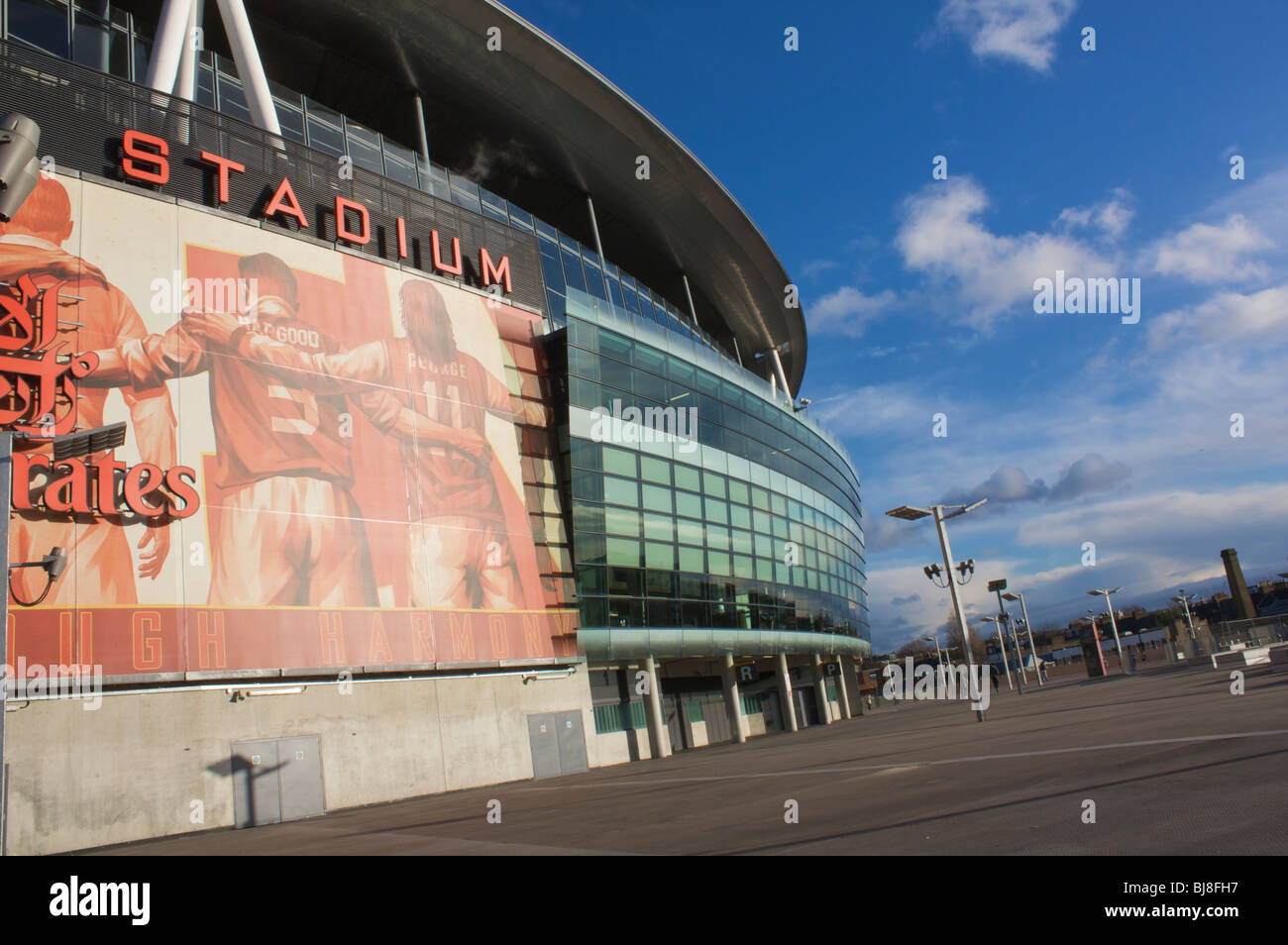 Arsenal stadium and surrounding areas. exterior landscape Stock Photo ...