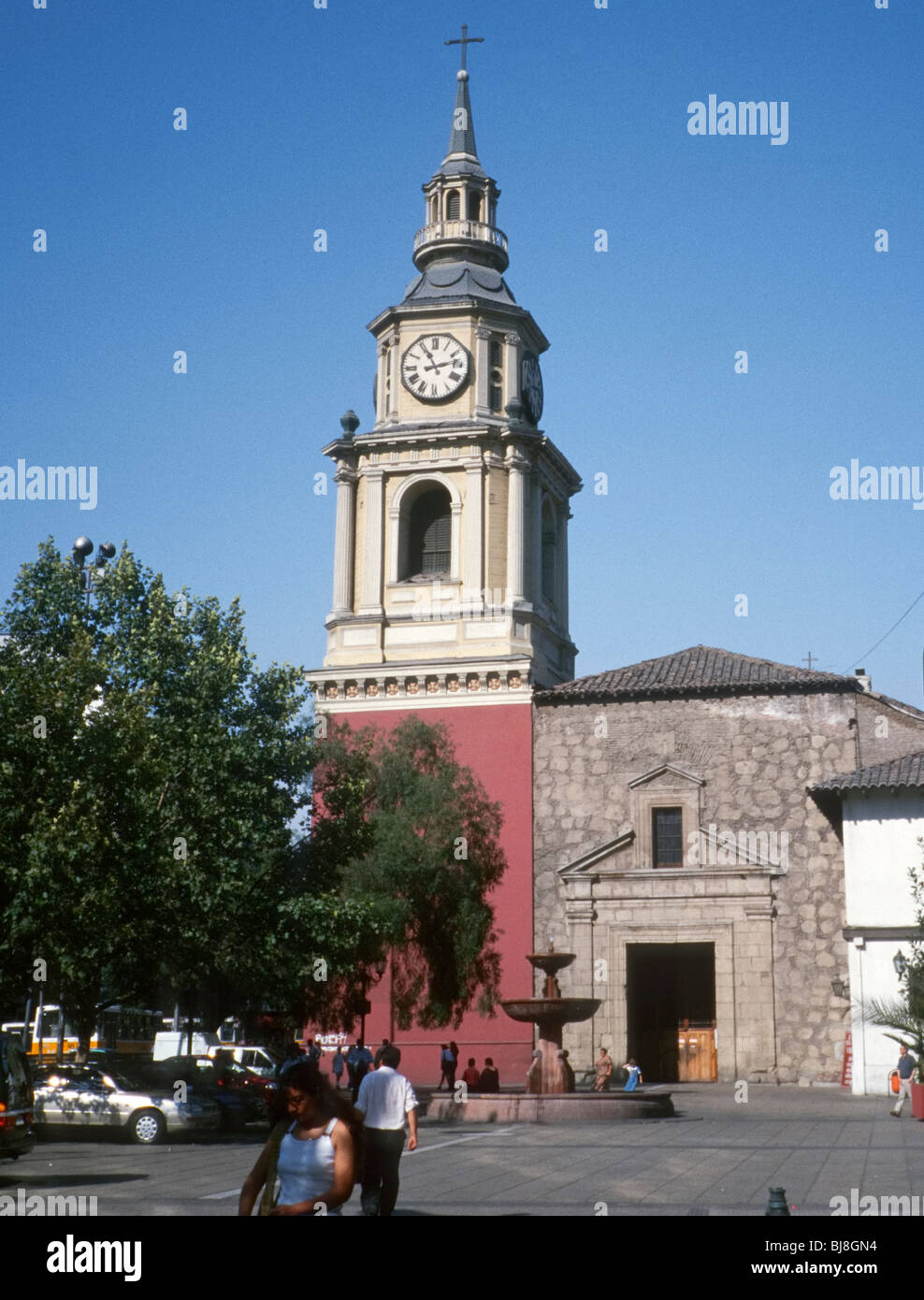 Santiago, Chile. The church San Francisco, one of the most historically ...
