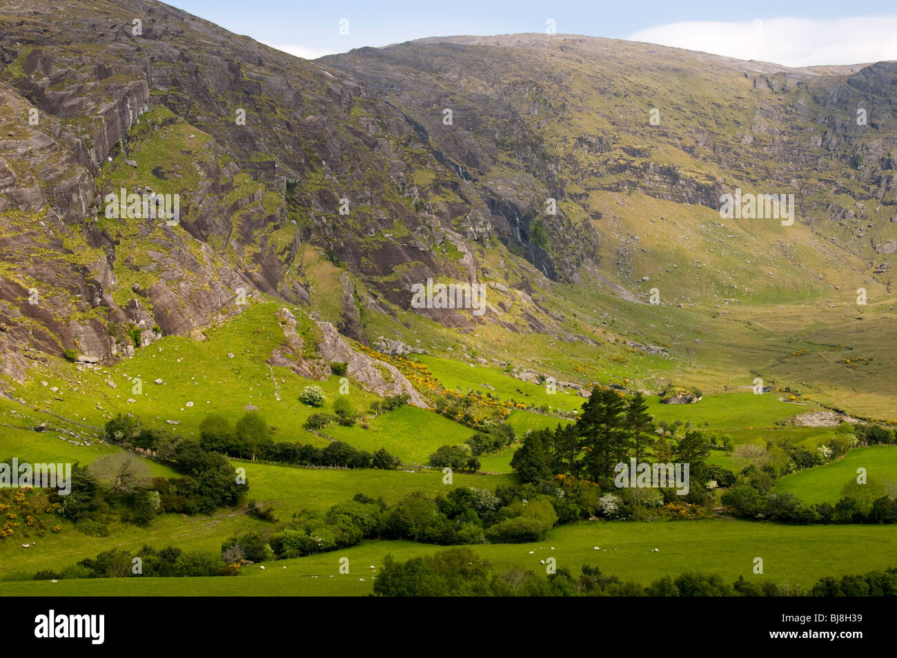 Derryclancy, a peak of the Hungry Hill range, near Adrigole, Beara ...
