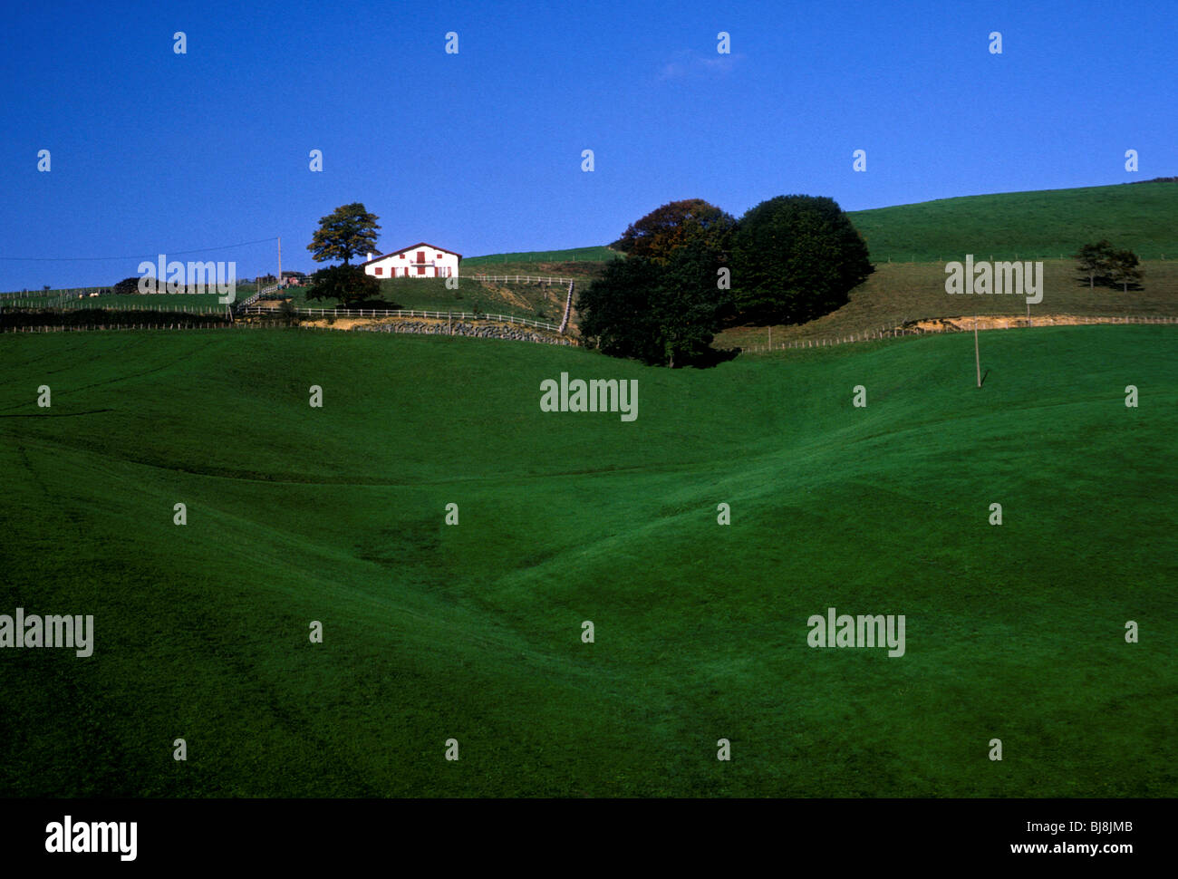 family farm, farm, farmhouse, farmland, farmstead, French Basque ...