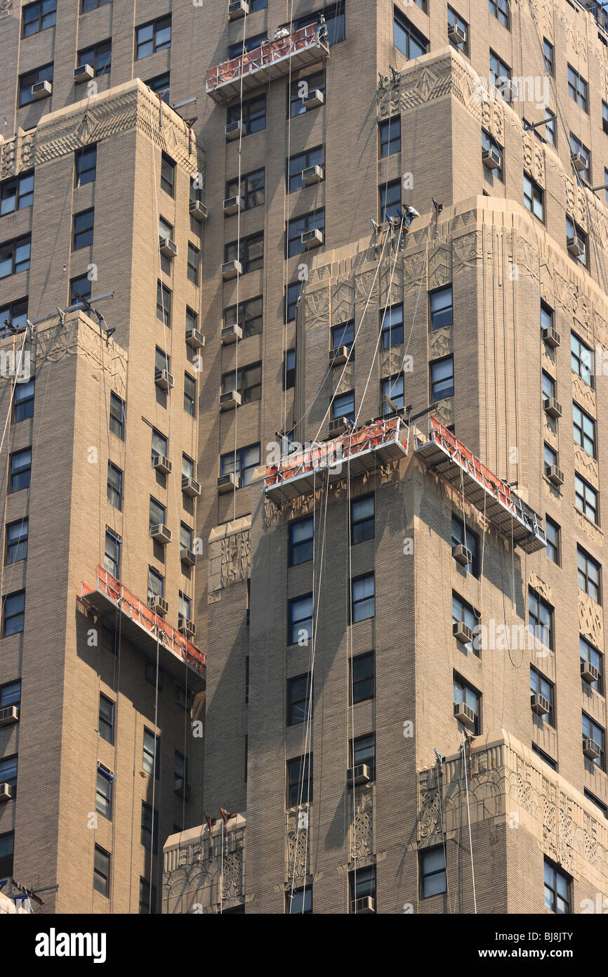 Renovation of a skyscraper, New York City, USA Stock Photo - Alamy