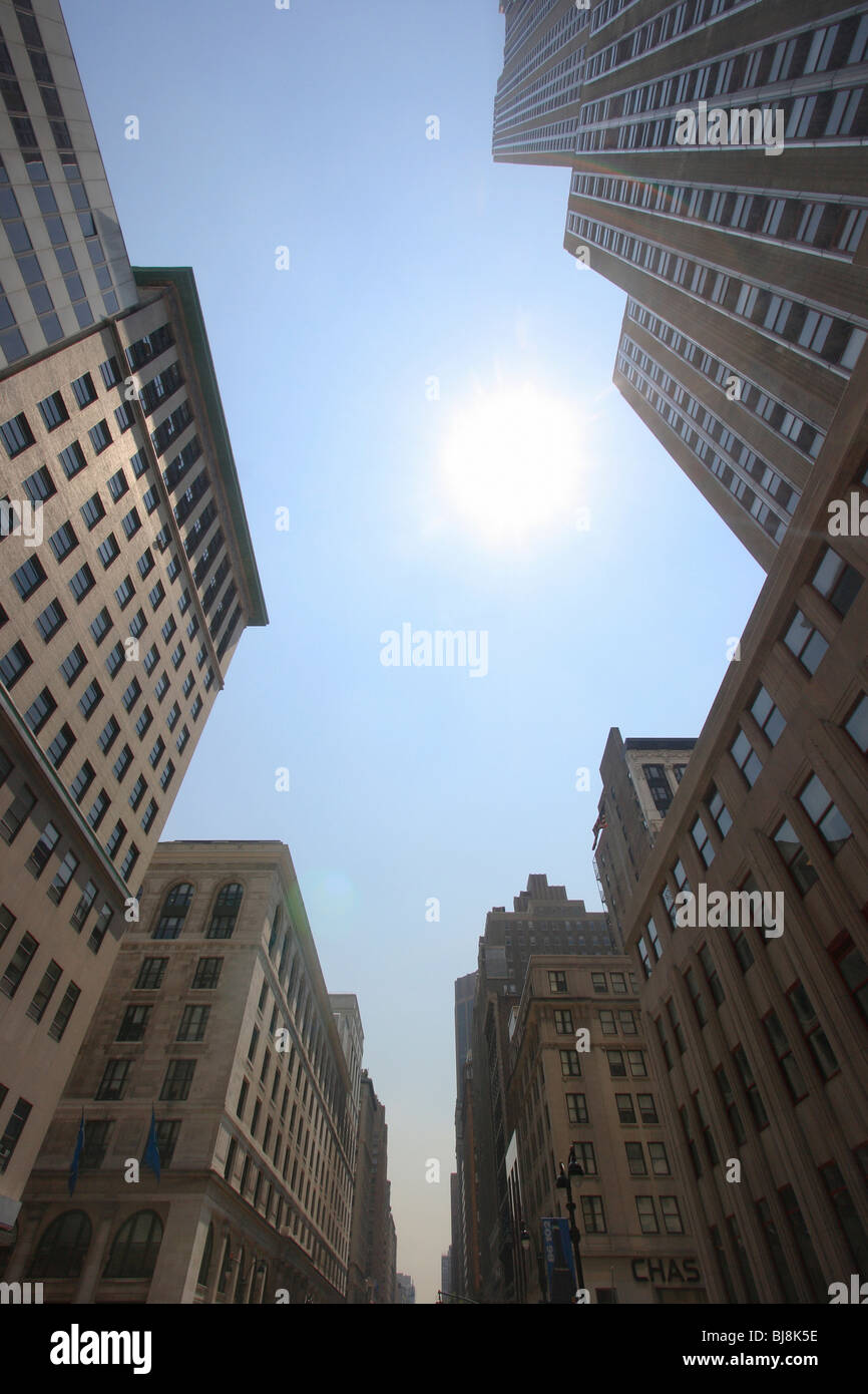 Urban canyon, New York City, USA Stock Photo - Alamy