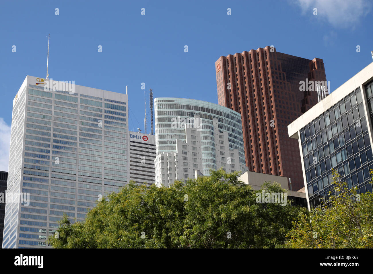 Toronto office buildings Stock Photo - Alamy
