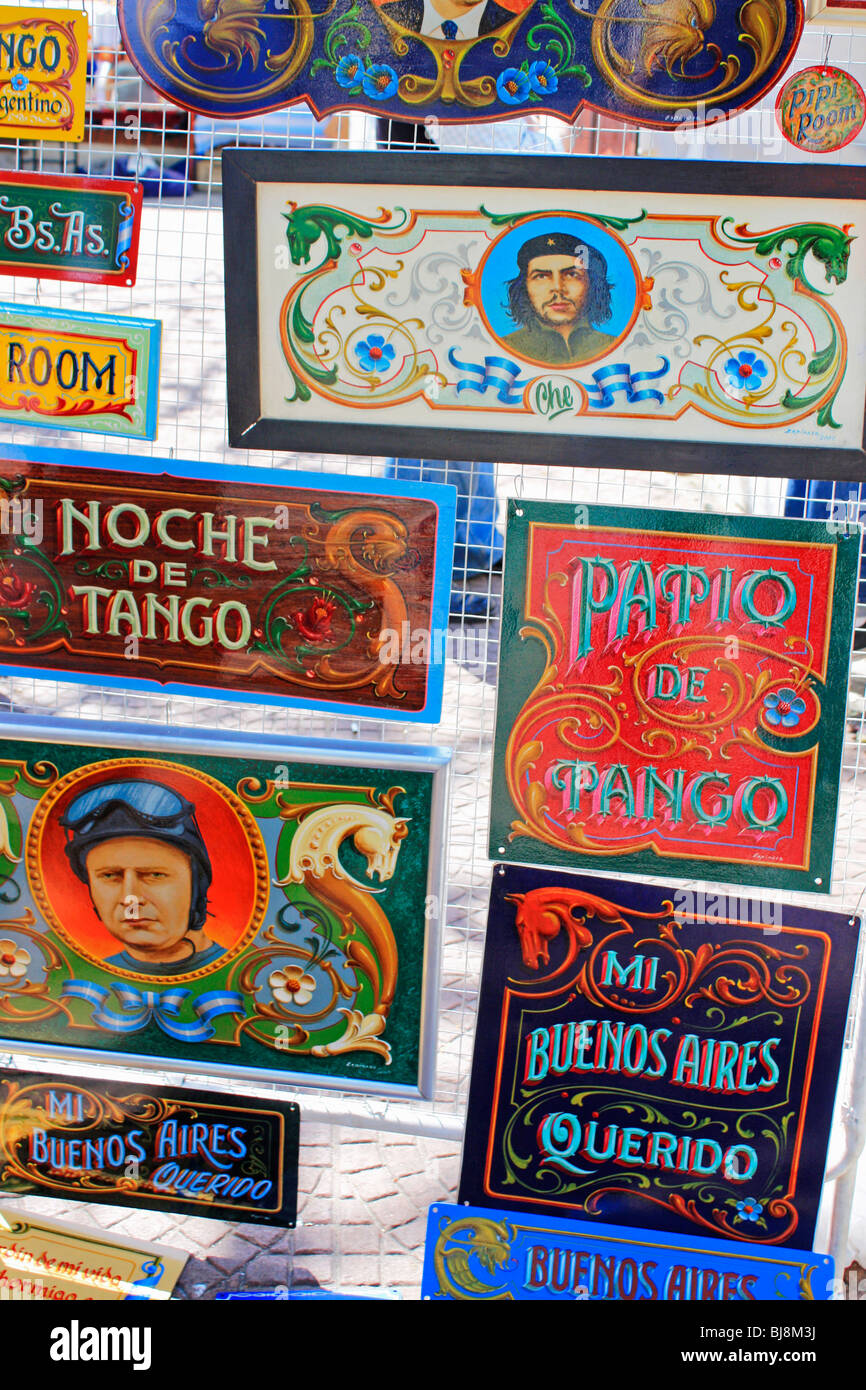 tango signs, Buenos Aires, Argentina Stock Photo - Alamy
