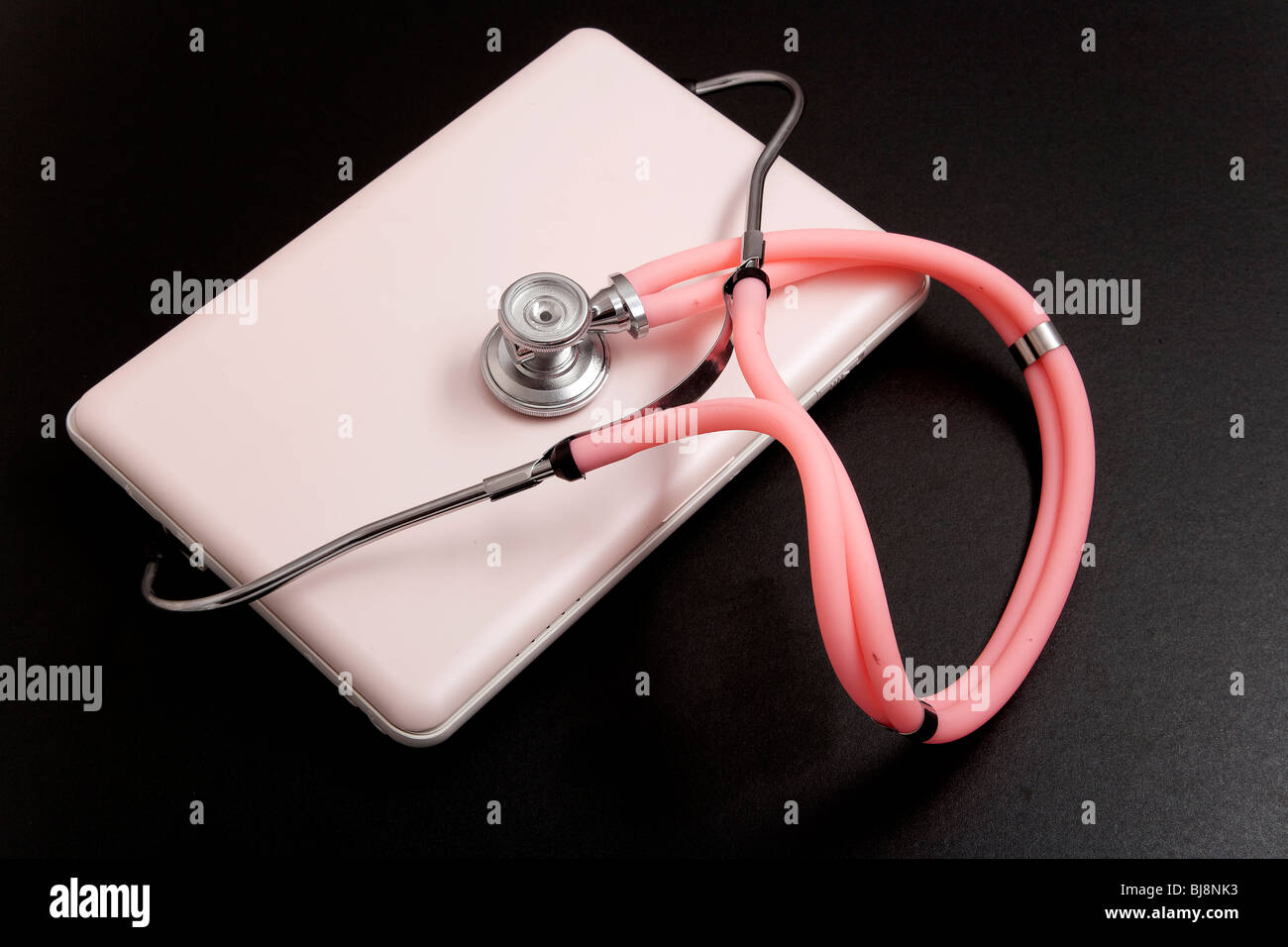 Blue and Pink, his and hers, Medical Stethoscopes- Instruments for ...