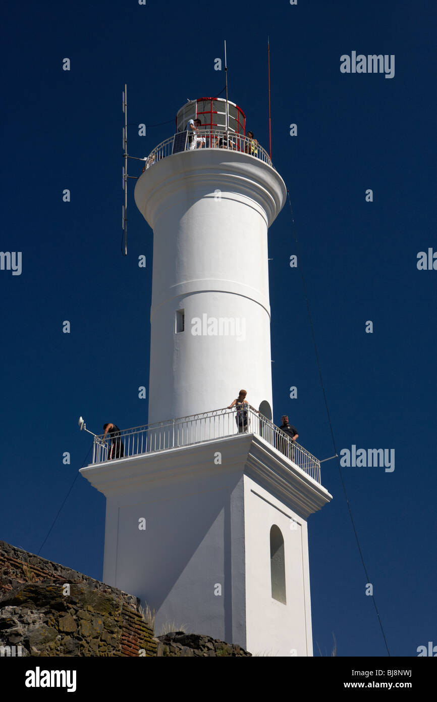 landmark lighthouse in Barrio Historico Colonia Del Sacramento Uruguay ...