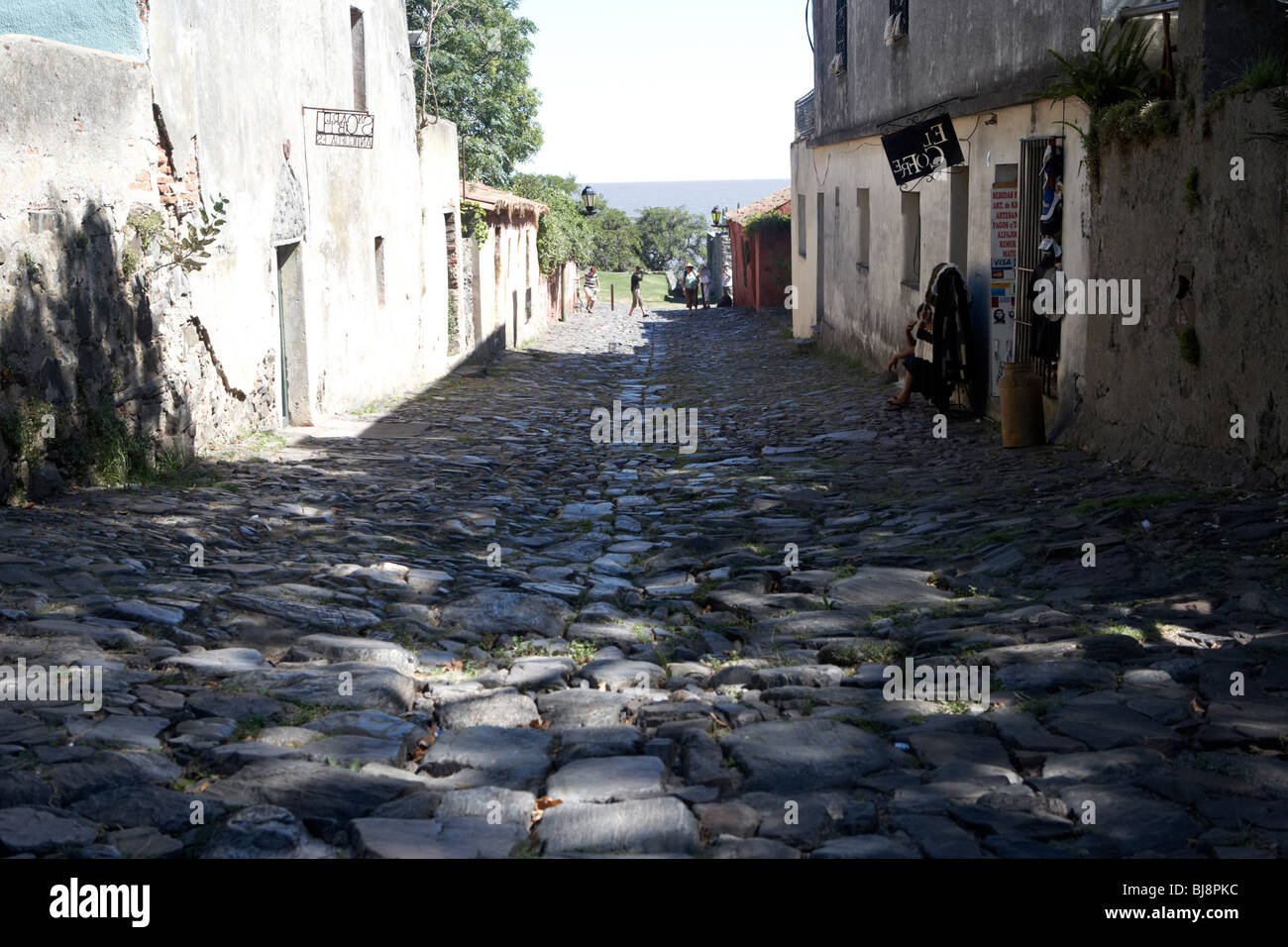 street of sighs the oldest street in the Barrio Historico Colonia Del ...