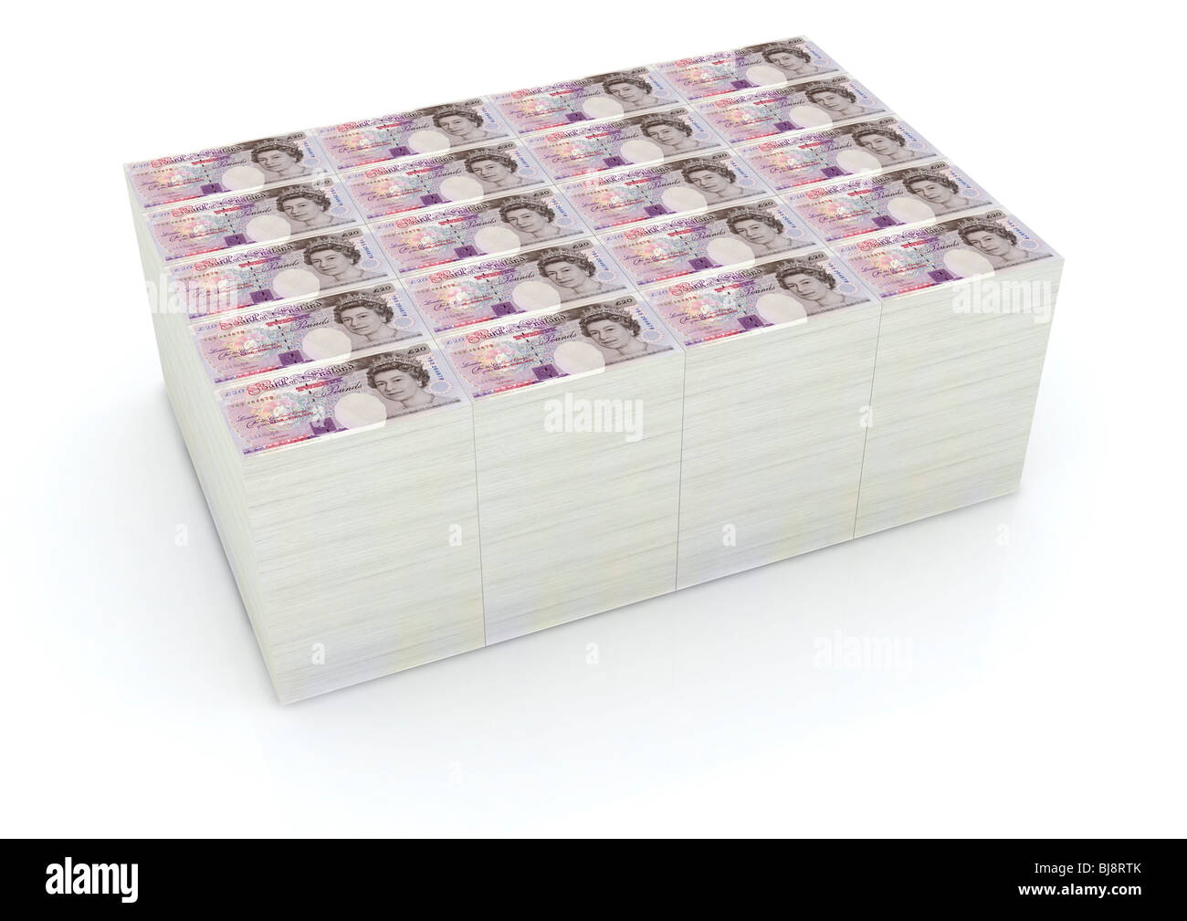 stack of british pounds Stock Photo - Alamy