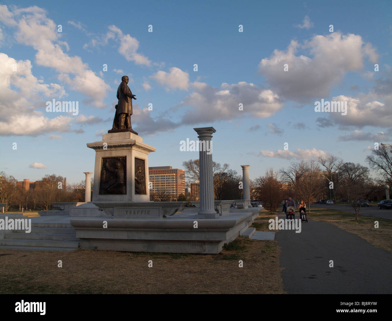 John W. Thomas statue. Centennial Park Nashville, Tennessee Stock Photo ...