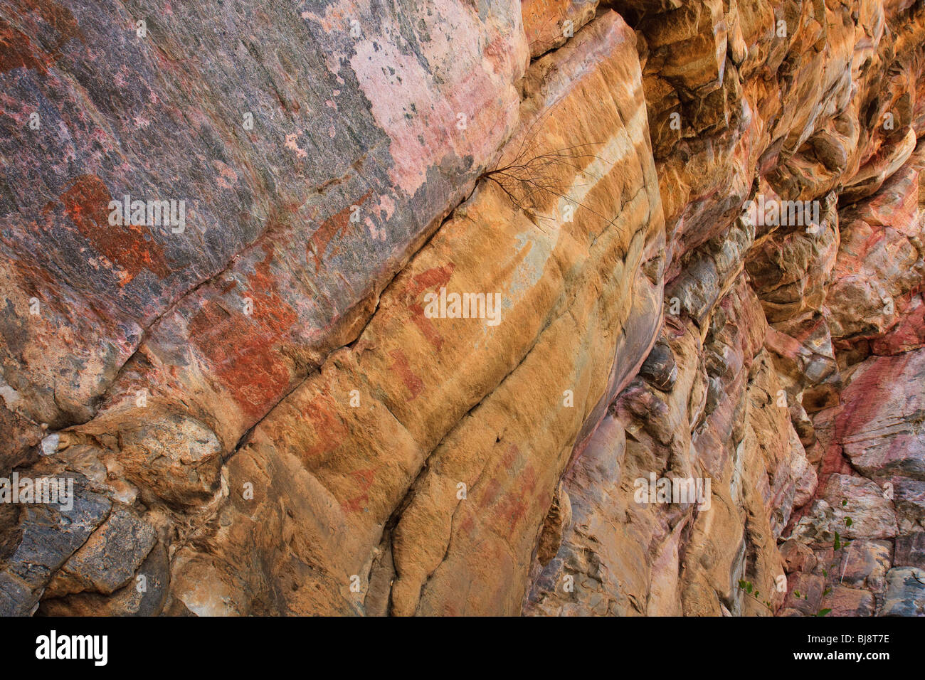 Africa Botswana Rock Paintings Tsodilo Hills Stock Photo - Alamy