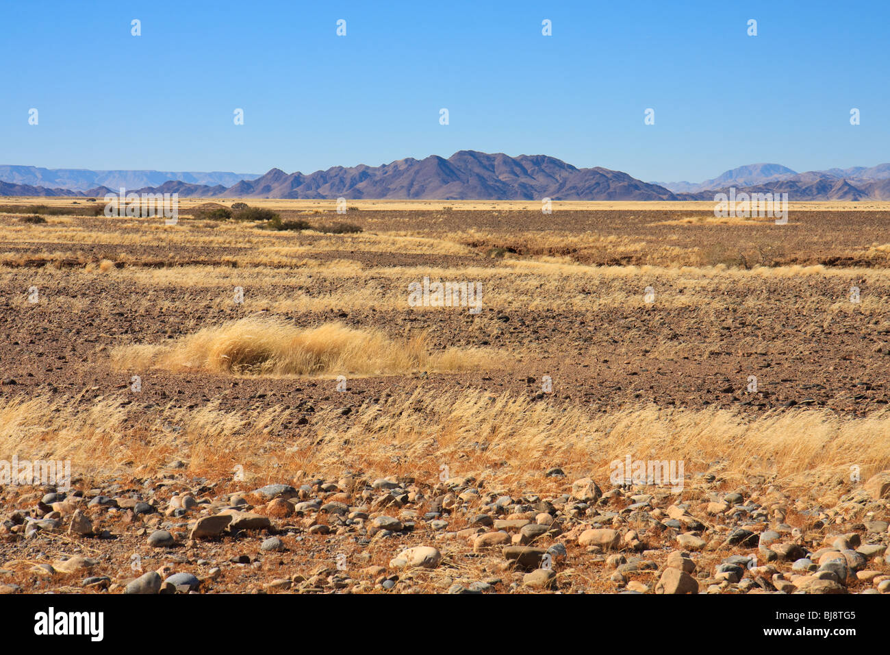 Africa Blue Sky Mountain Namib-Naukluft Namibia Stock Photo - Alamy