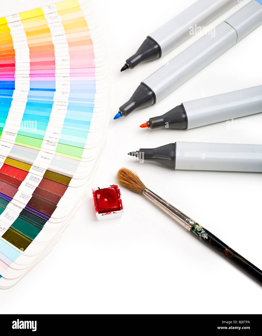 Red green purple blue paint hi-res stock photography and images - Alamy